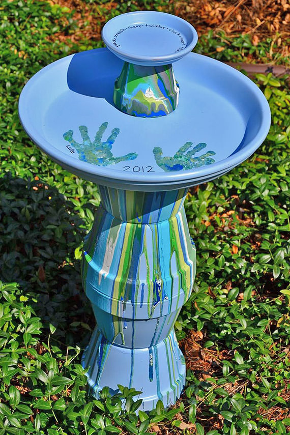 30 Adorable DIY Bird Bath Ideas That Are Easy and Fun to Build