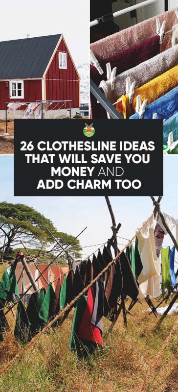 26 Clothesline Ideas to Hang Dry Your Clothes and Save You Money