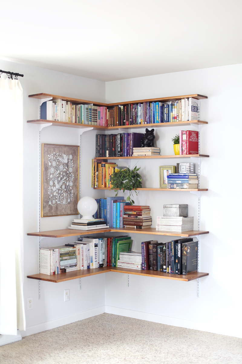 32 Grand Floating Corner Shelf Designs for New Renovation Inspiration