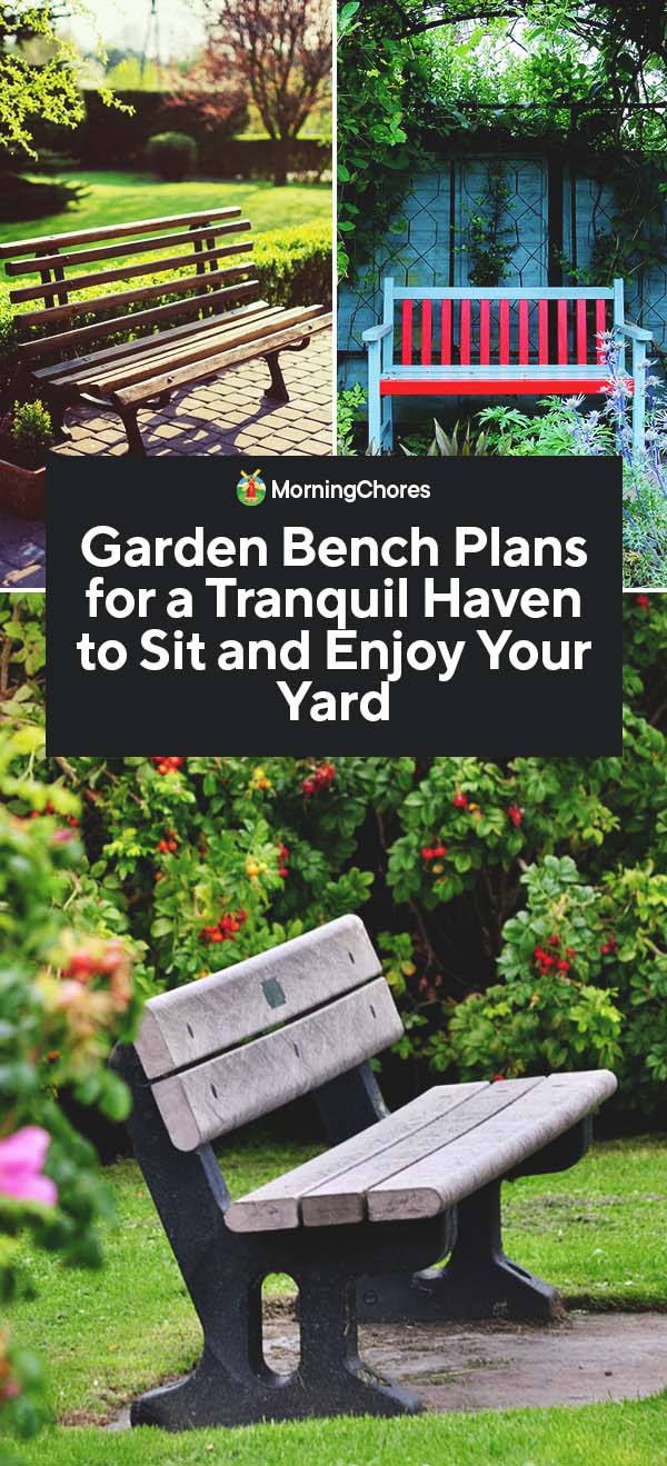 28 DIY Garden Bench Plans You Can Build to Enjoy Your Yard