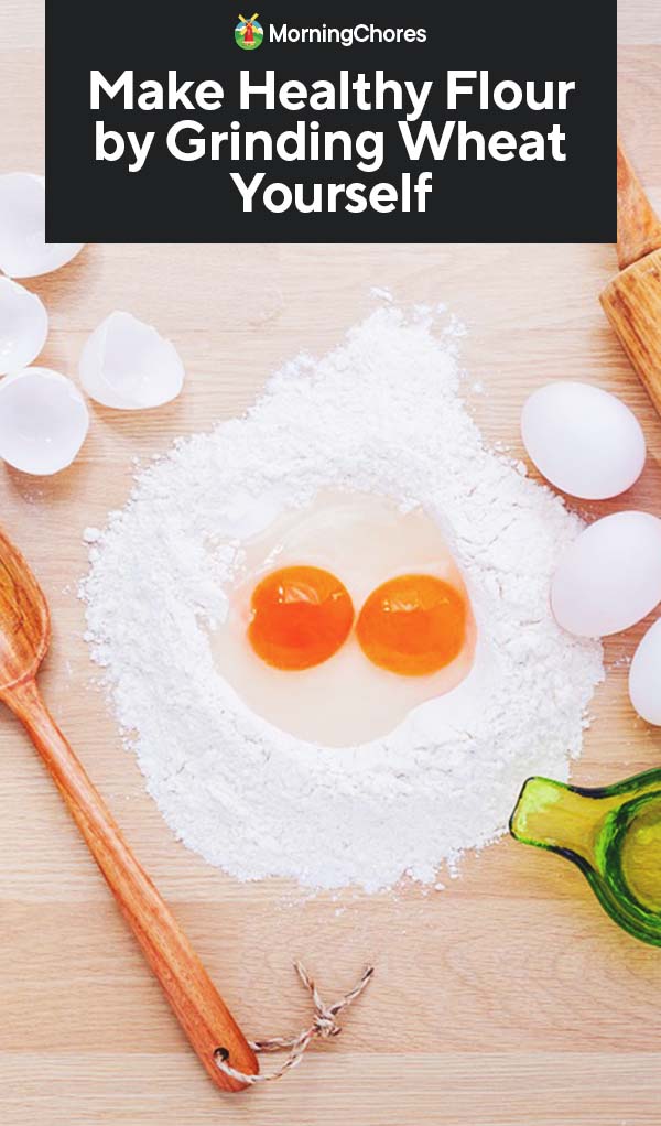 How to Make Healthy Homemade Flour by Grinding Wheat Yourself